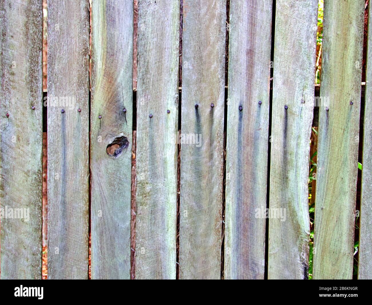 Wooden weathered fence Stock Photo - Alamy