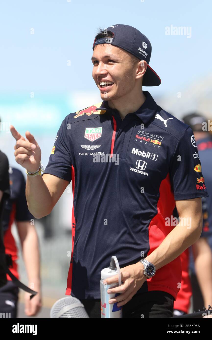 Melbourne, Australia. 11th Mar 2020. Alexander Albon of Aston Martin ...