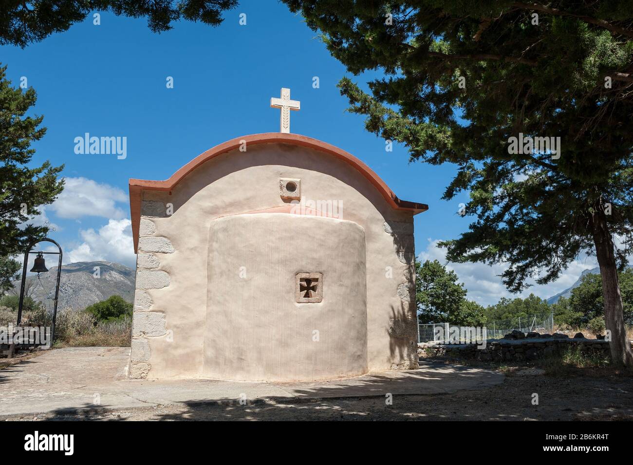 Church in Fourfouras, Crete, Greece Stock Photo - Alamy