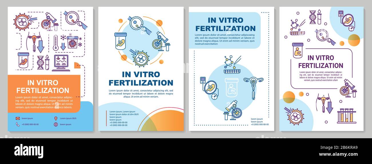 In vitro fertilization brochure template. Reproductive technology ...