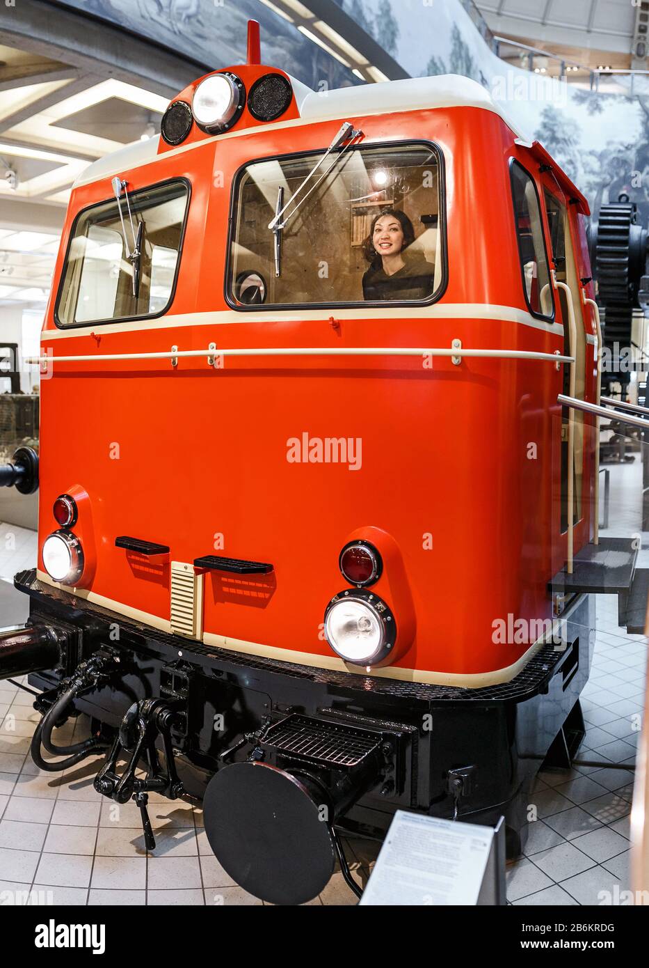 Female driver train hi-res stock photography and images - Alamy