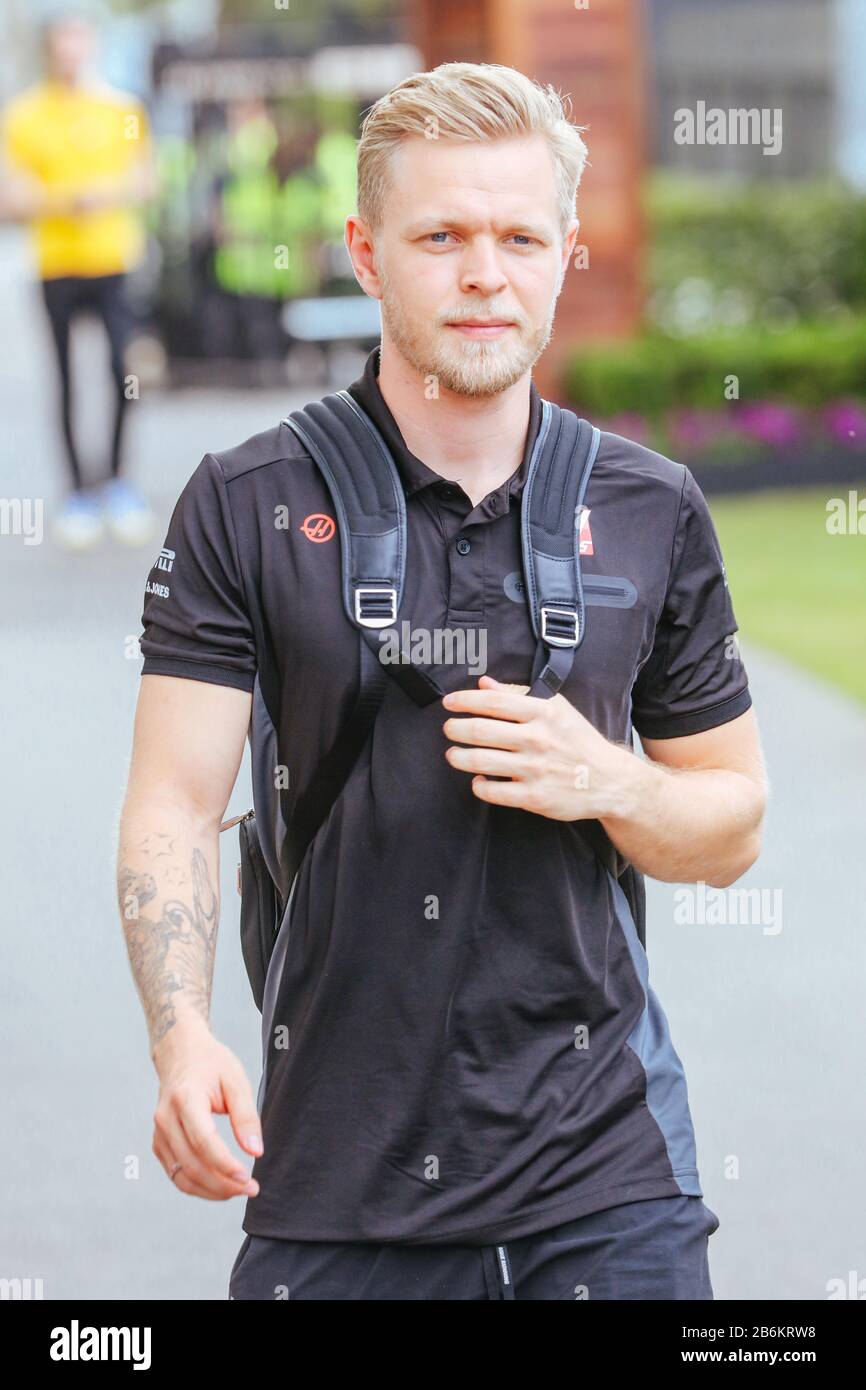 Melbourne, Australia. 11th Mar 2020. Kevin Magnussen of Haas F1 Team ...