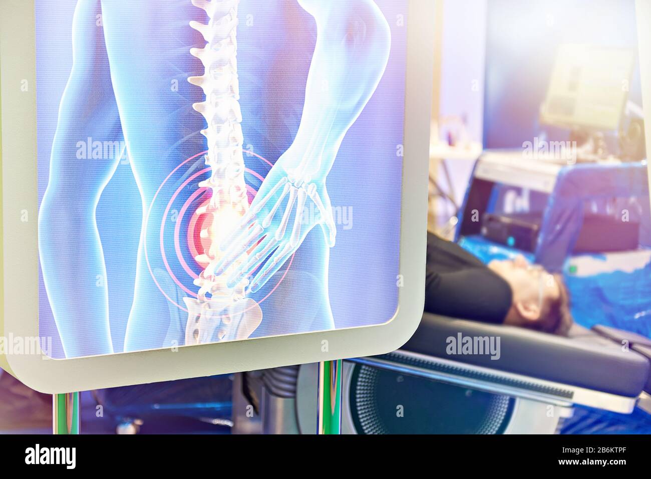 Modern medical diagnosis of the spine Stock Photo - Alamy