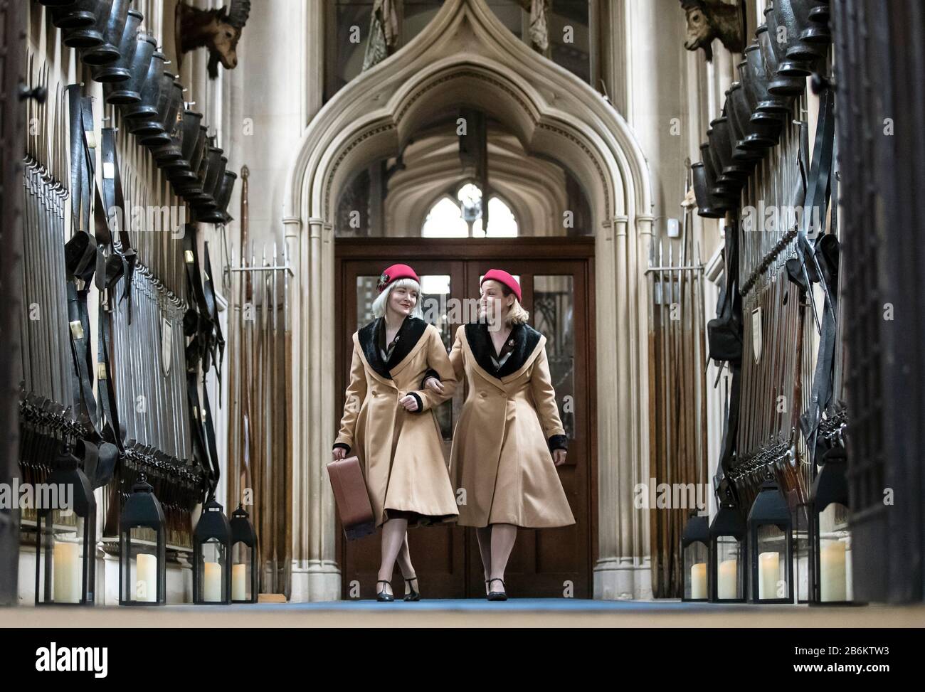 Left to right Megan Tupholme and Tara Stafford-Allenfrom from vocal ...