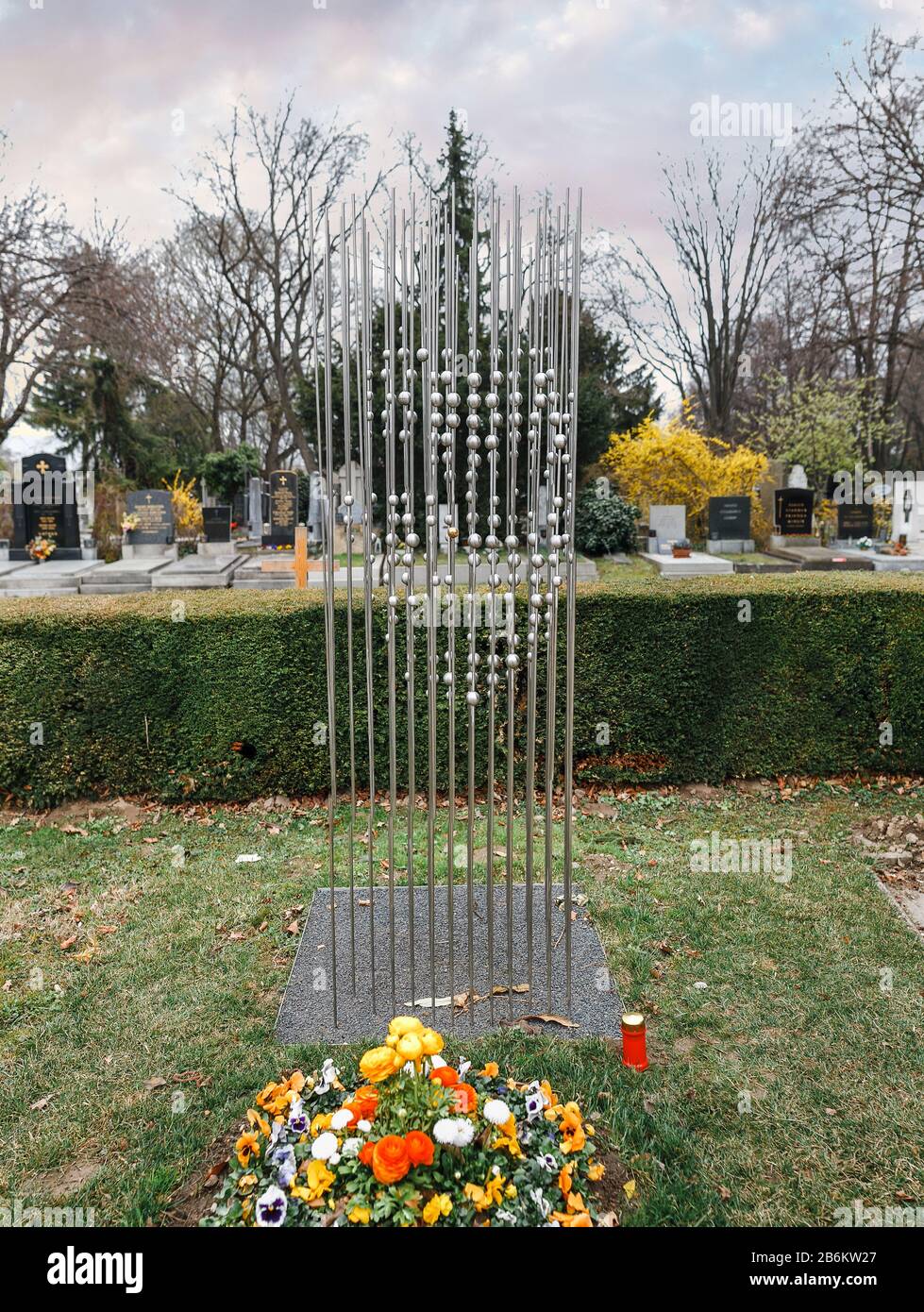 24 MARCH 2017, VIENNA, AUSTRIA: The unusual memorial tomb memorial of ...