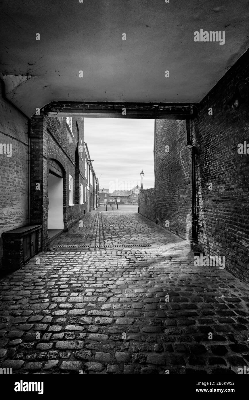 Old townhouse Black and White Stock Photos & Images - Alamy