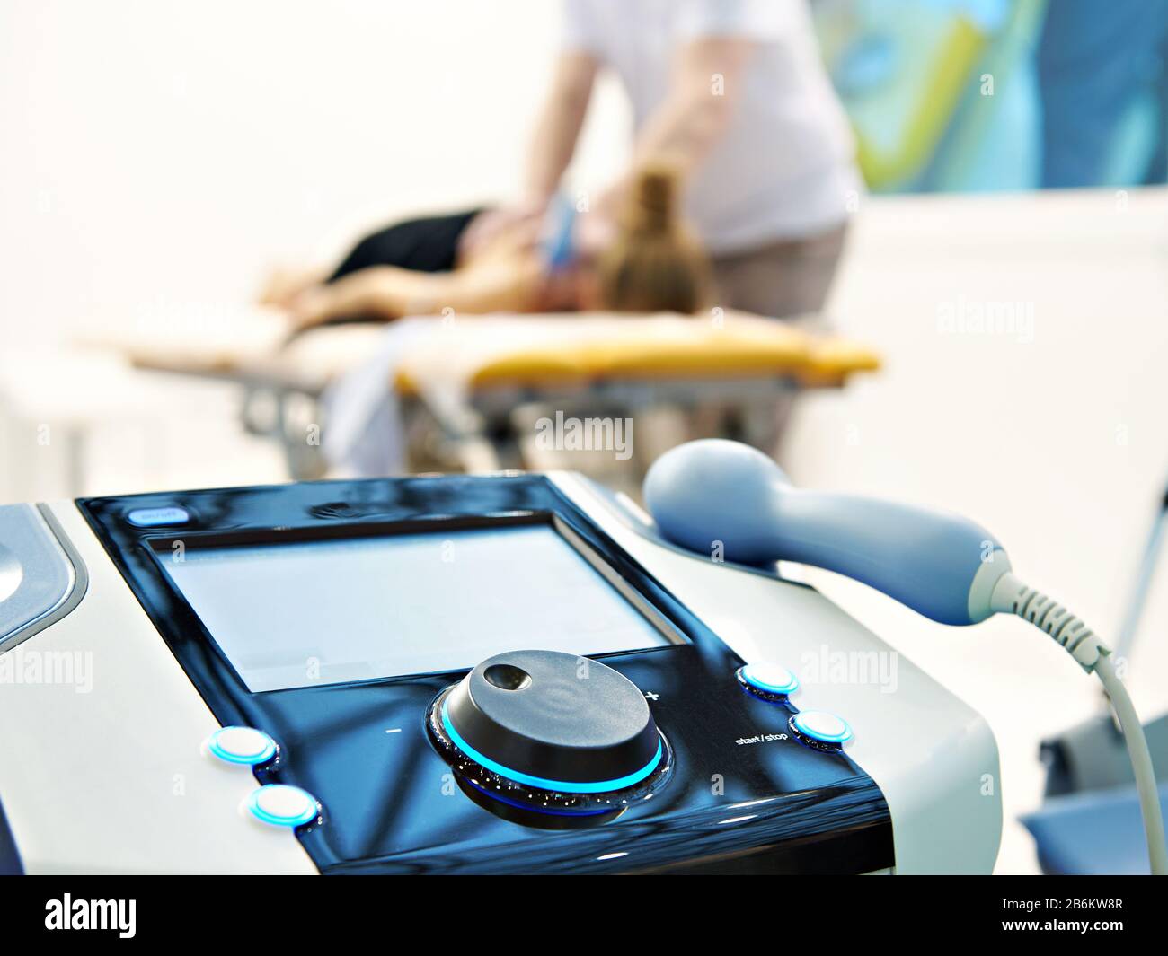 Modern advanced electronic physiotherapy system Stock Photo - Alamy