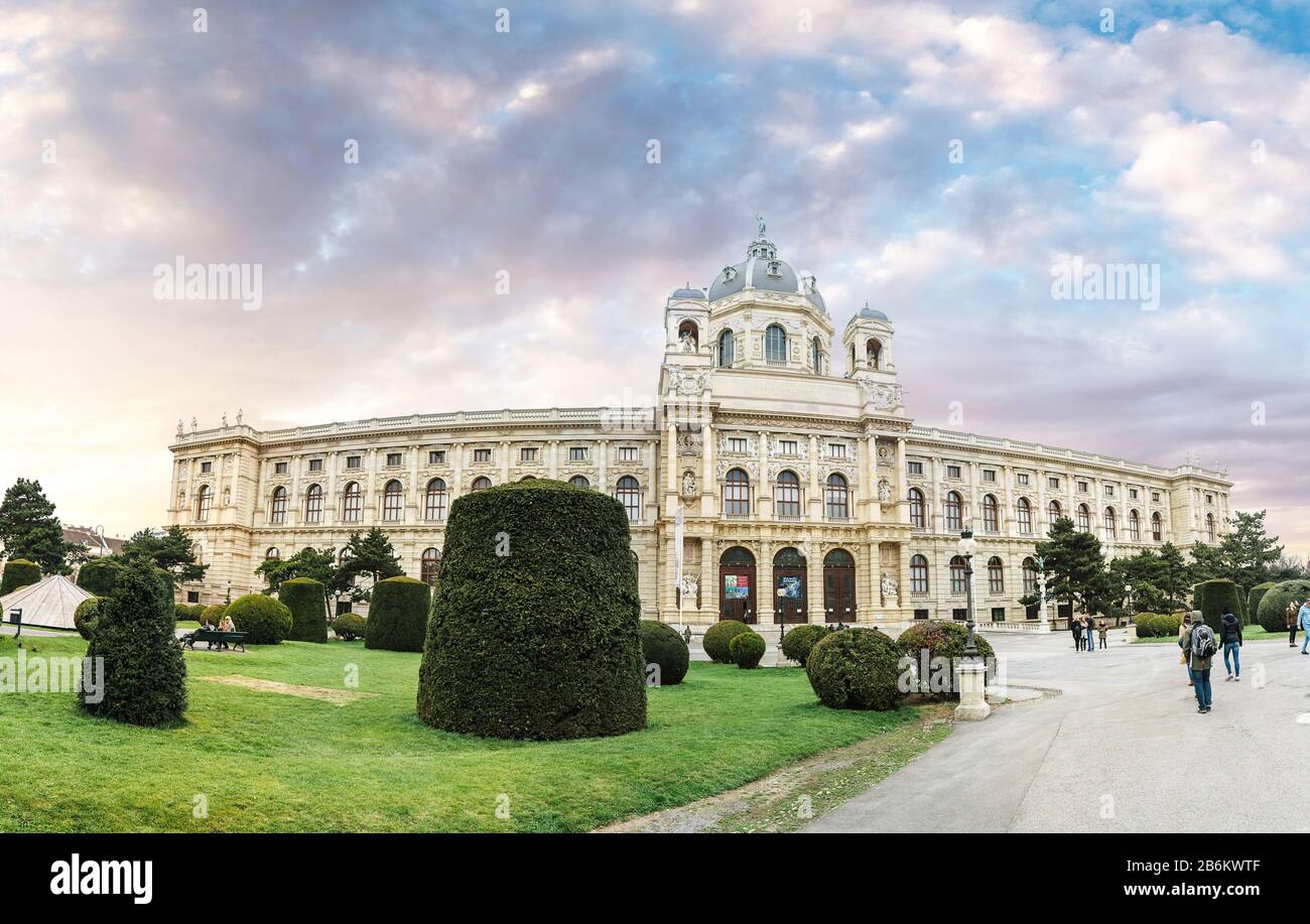24 MARCH 2017, VIENNA, AUSTRIA: Panoramic view of famous landmark ...