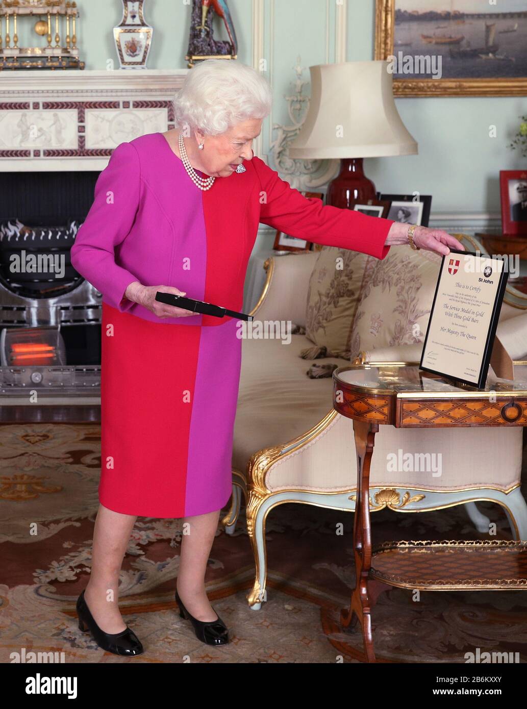 Queen Elizabeth II, Sovereign Head, the Most Venerable Order of the ...
