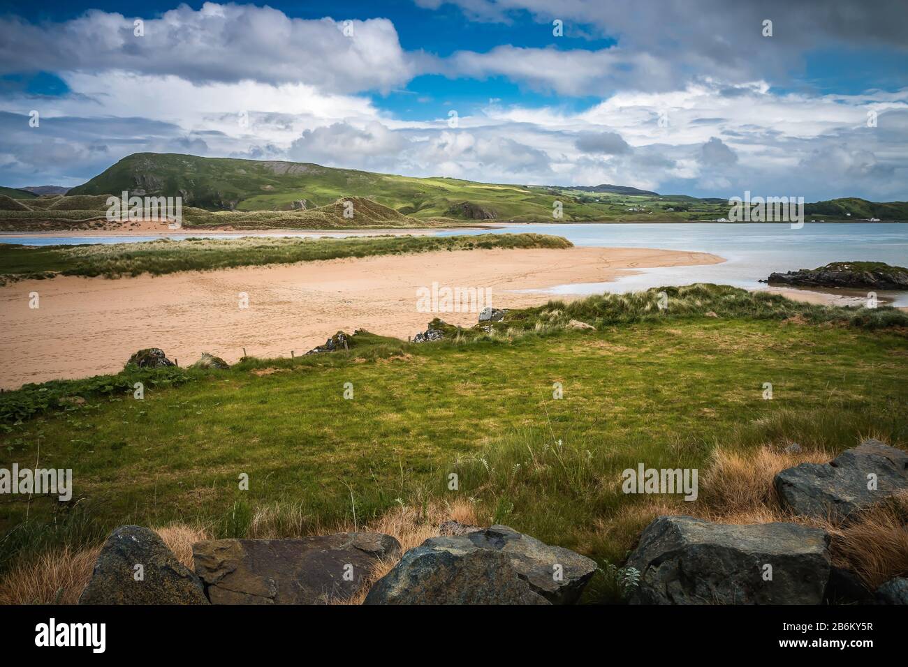 This landscape can you find in Doagh in Ireland Stock Photo - Alamy