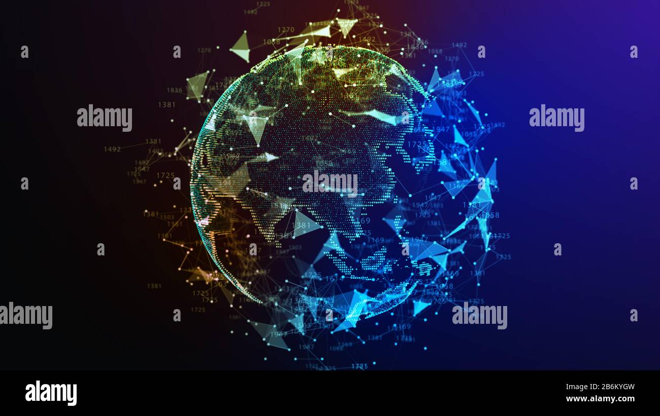 Earth Globe. Background with Light Effect. Global International ...