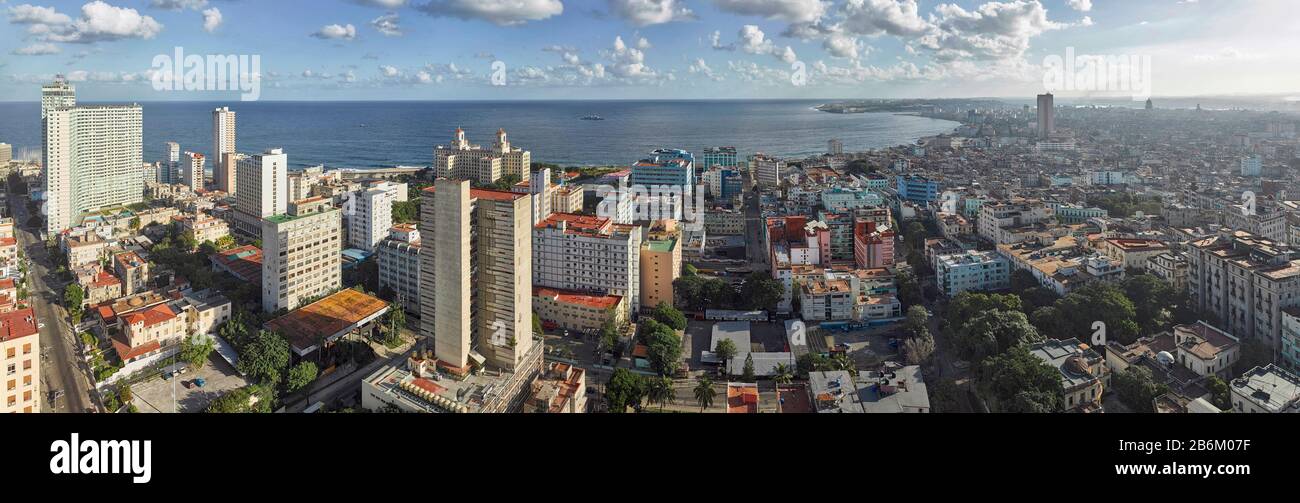 Aerial view of a city, Havana, Cuba Stock Photo - Alamy