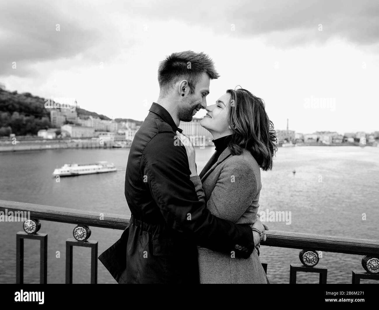 Boyfriend fall Black and White Stock Photos & Images - Alamy