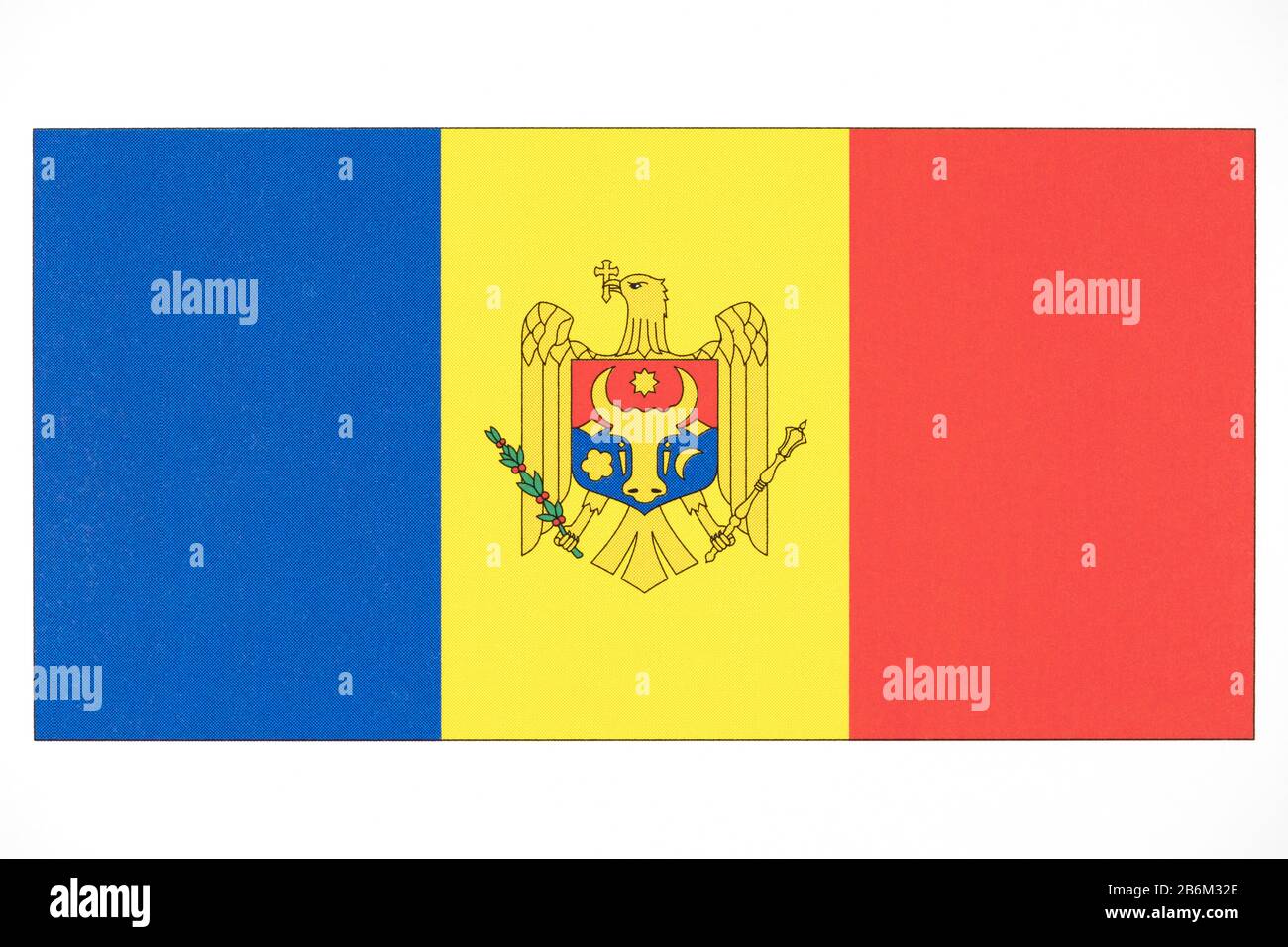 National flag of Moldova Stock Photo - Alamy