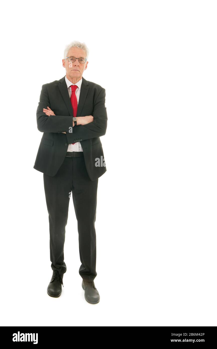 Formally dressed Senior business man Stock Photo - Alamy