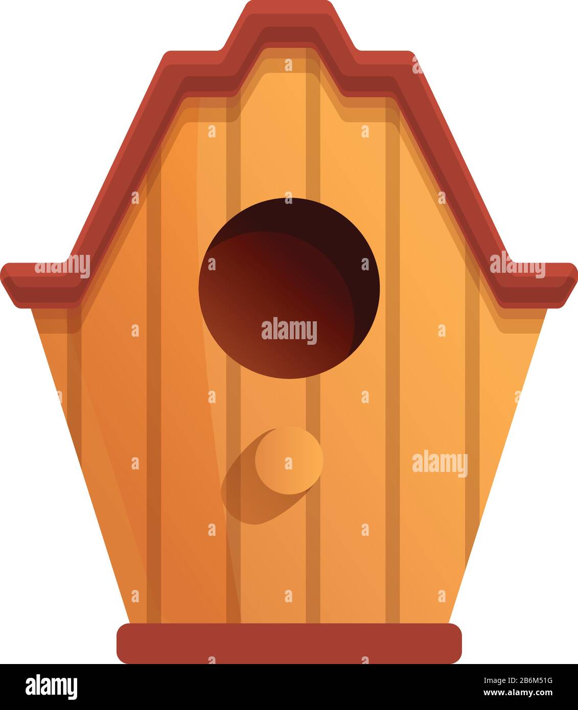 Spring bird house icon. Cartoon of spring bird house vector icon for ...