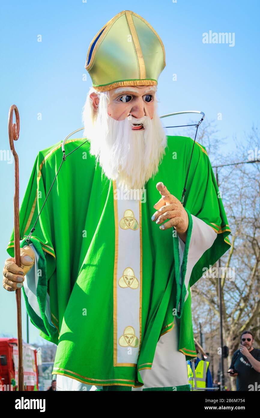 London,UK. St Patrick’s Day Parade and Festival in London. Credit ...