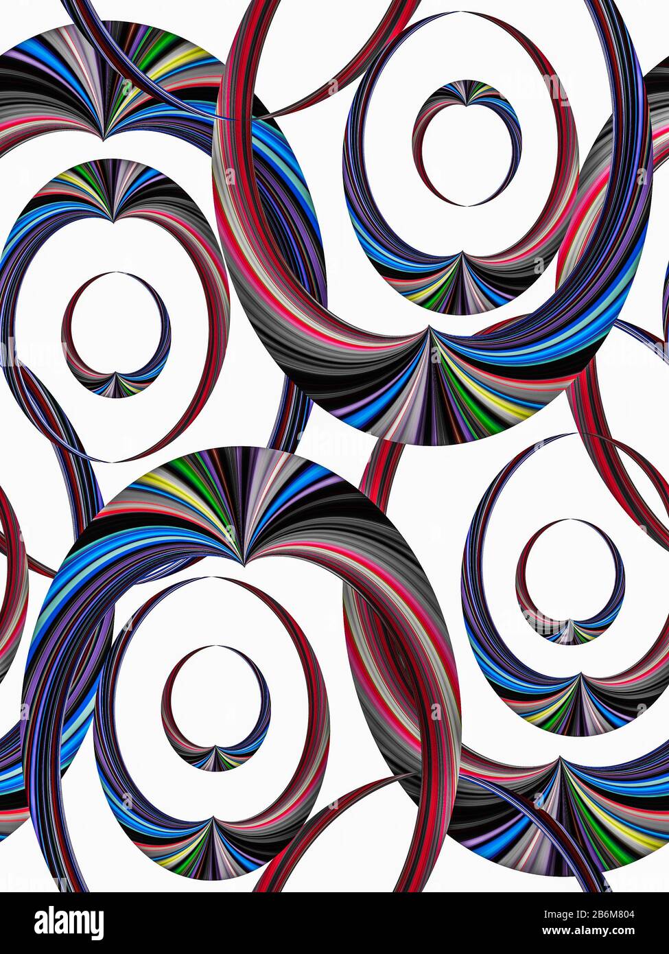 Seamless oval wallpaper hi-res stock photography and images - Alamy