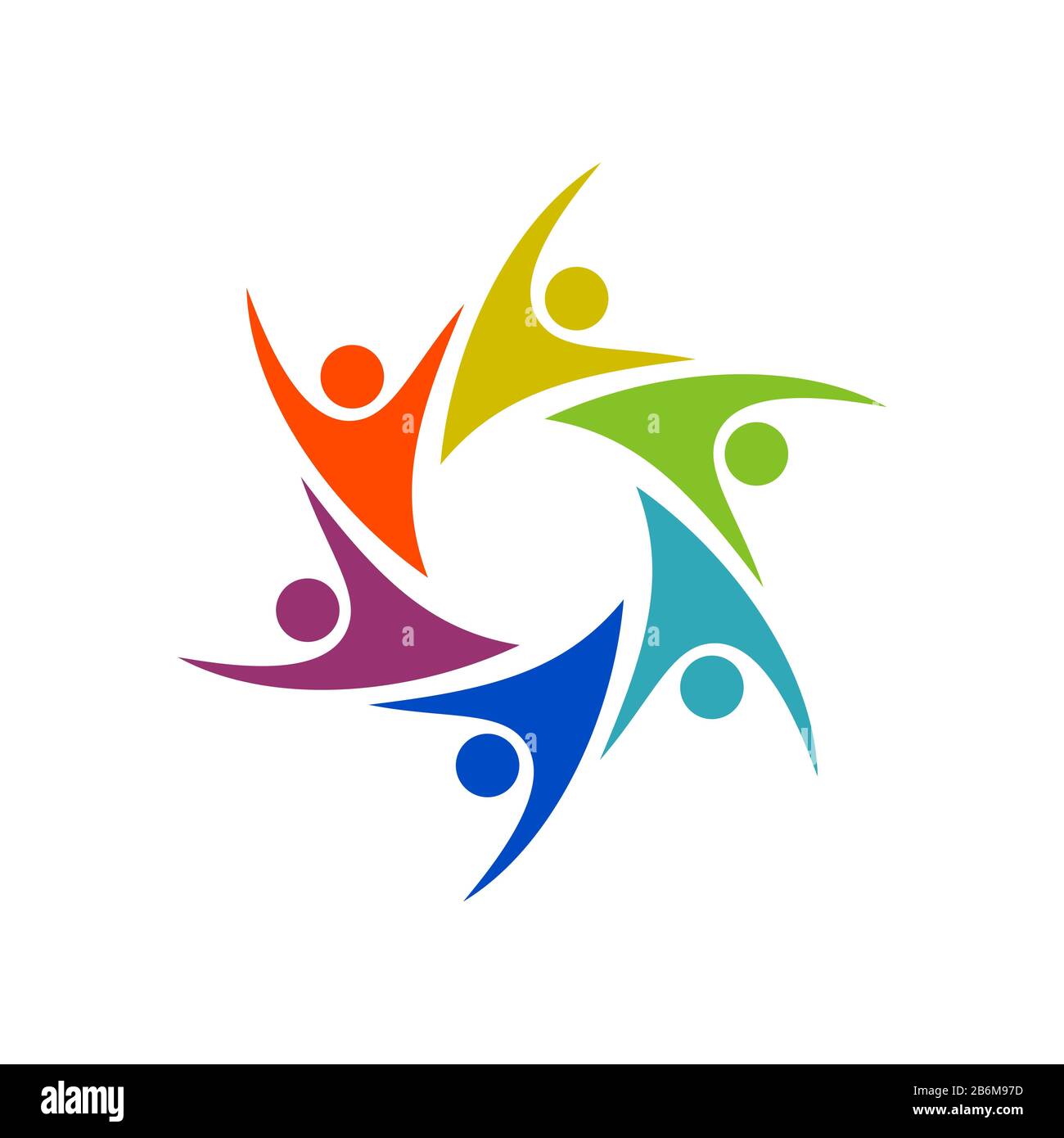 Circle Friendship vector Logo Template Illustration Design. Vector EPS ...