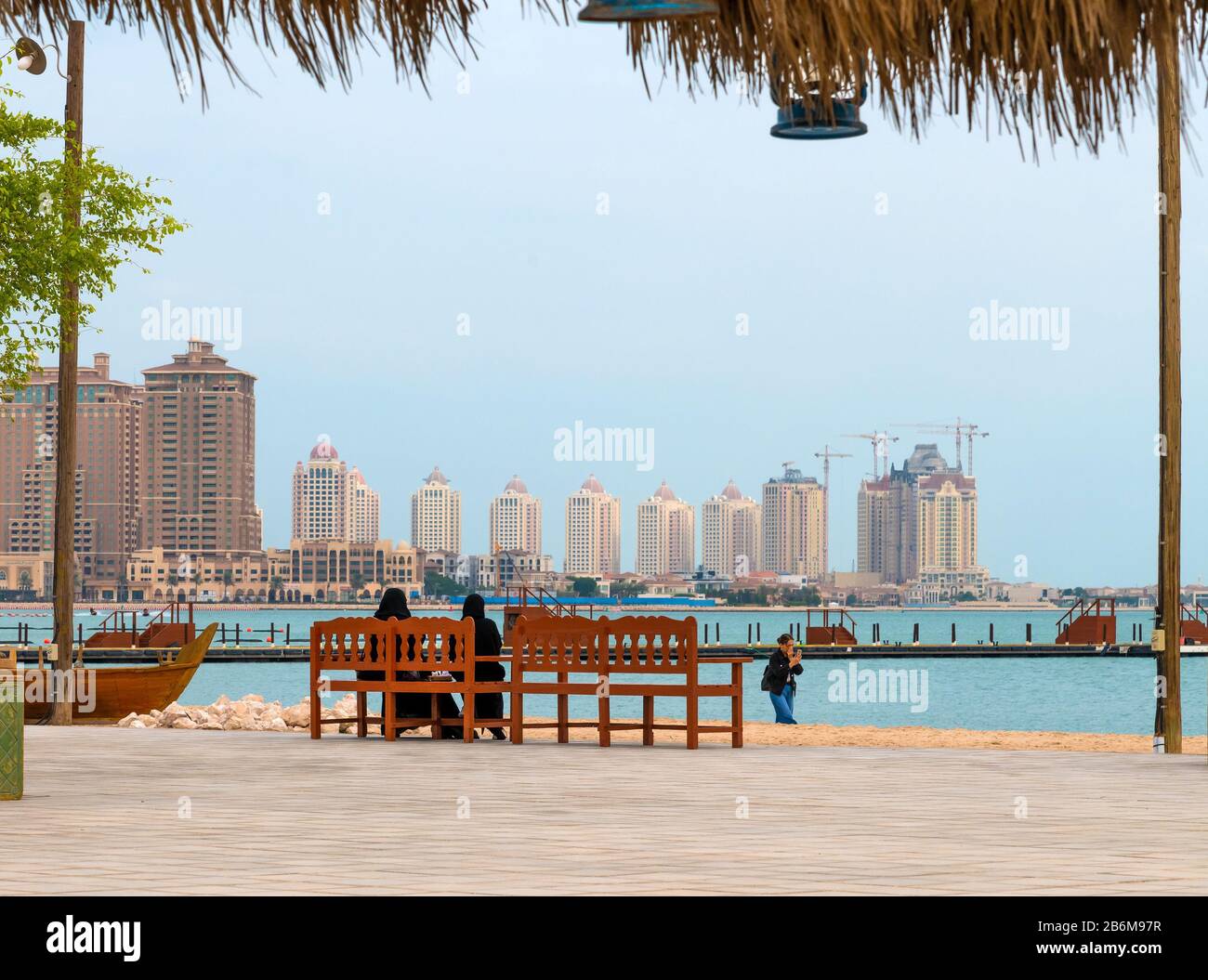 Qatar people at beach hi-res stock photography and images - Alamy