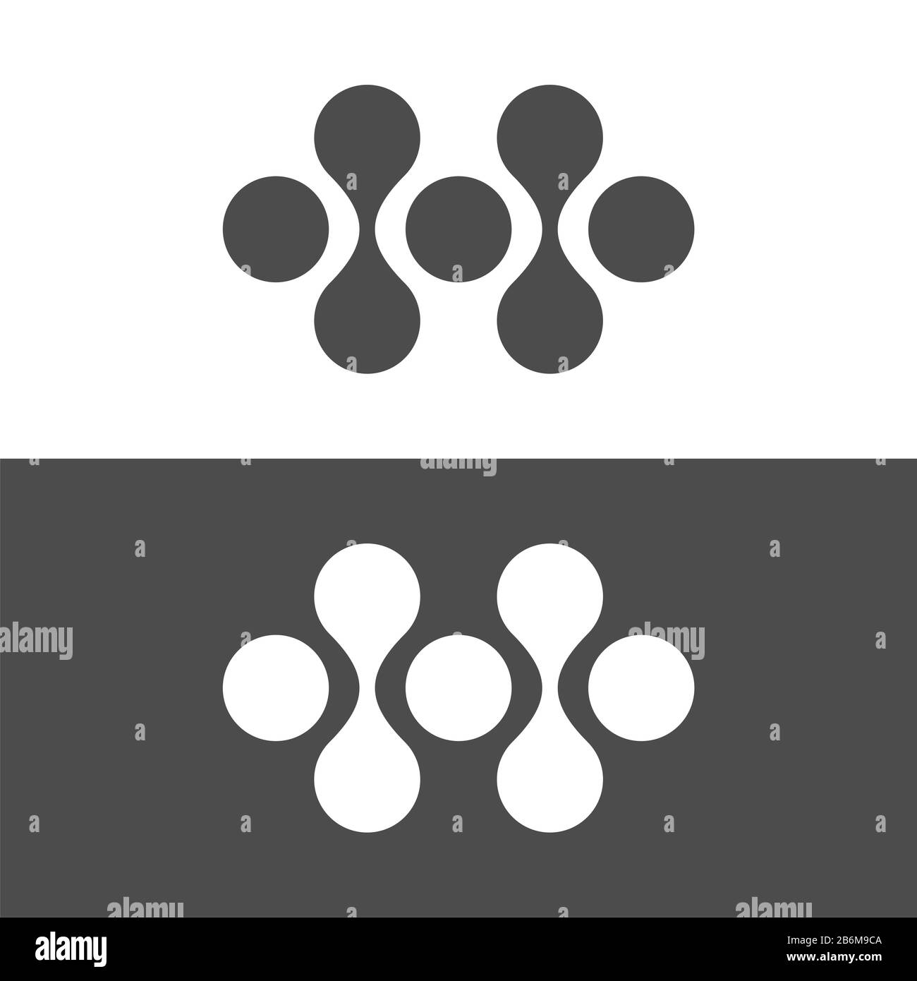 Molecule Quantum Dots Logo Template Illustration Design. Vector EPS 10 ...