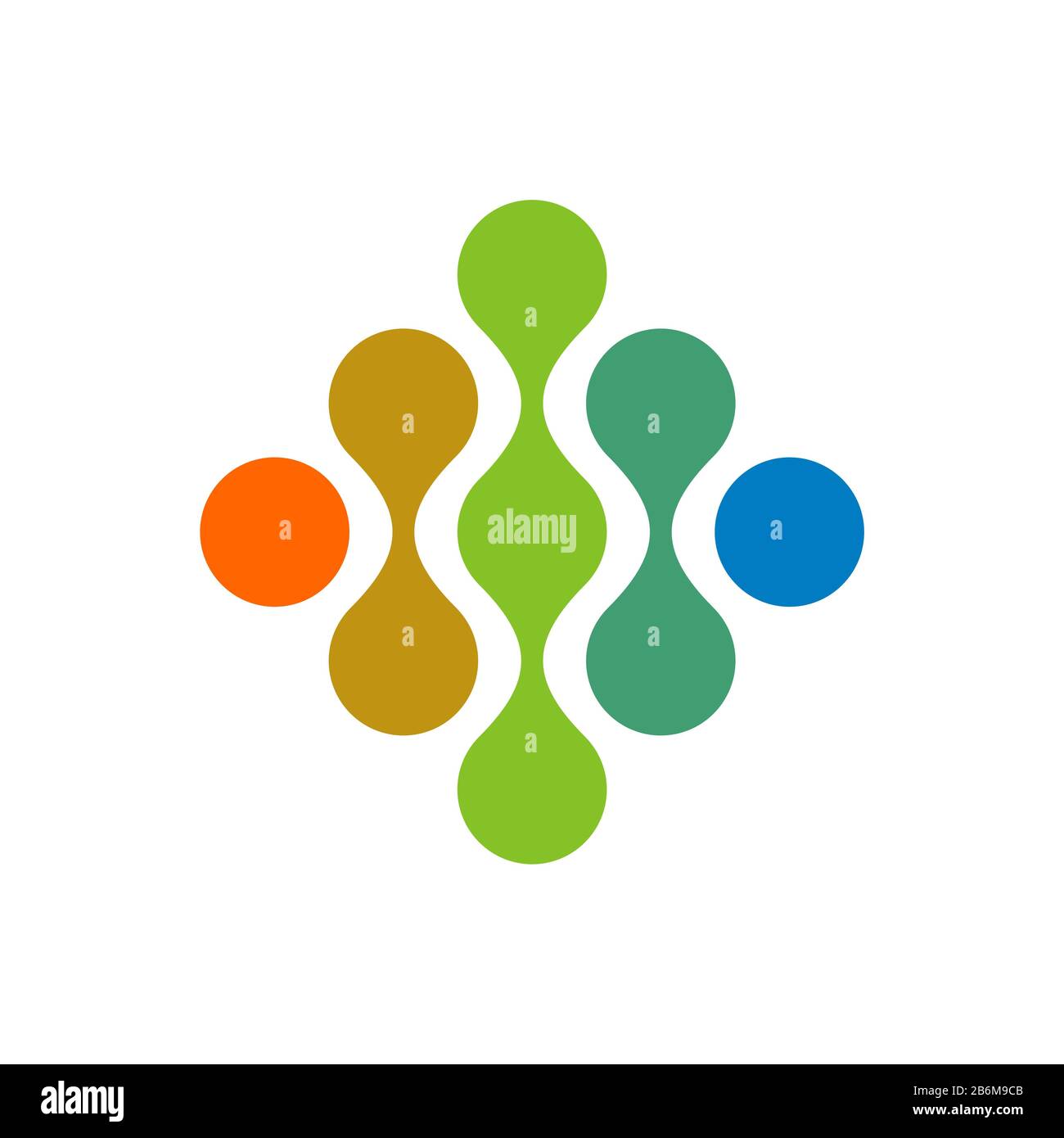 Molecule Quantum Dots Logo Template Illustration Design. Vector EPS 10 ...