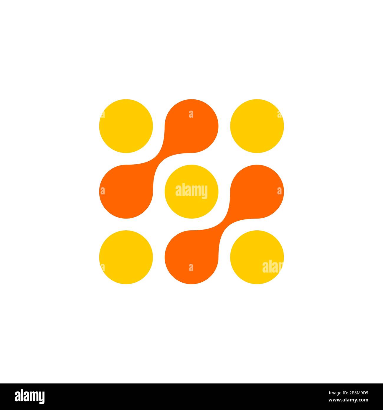 Molecule Quantum Dots Logo Template Illustration Design. Vector EPS 10 ...