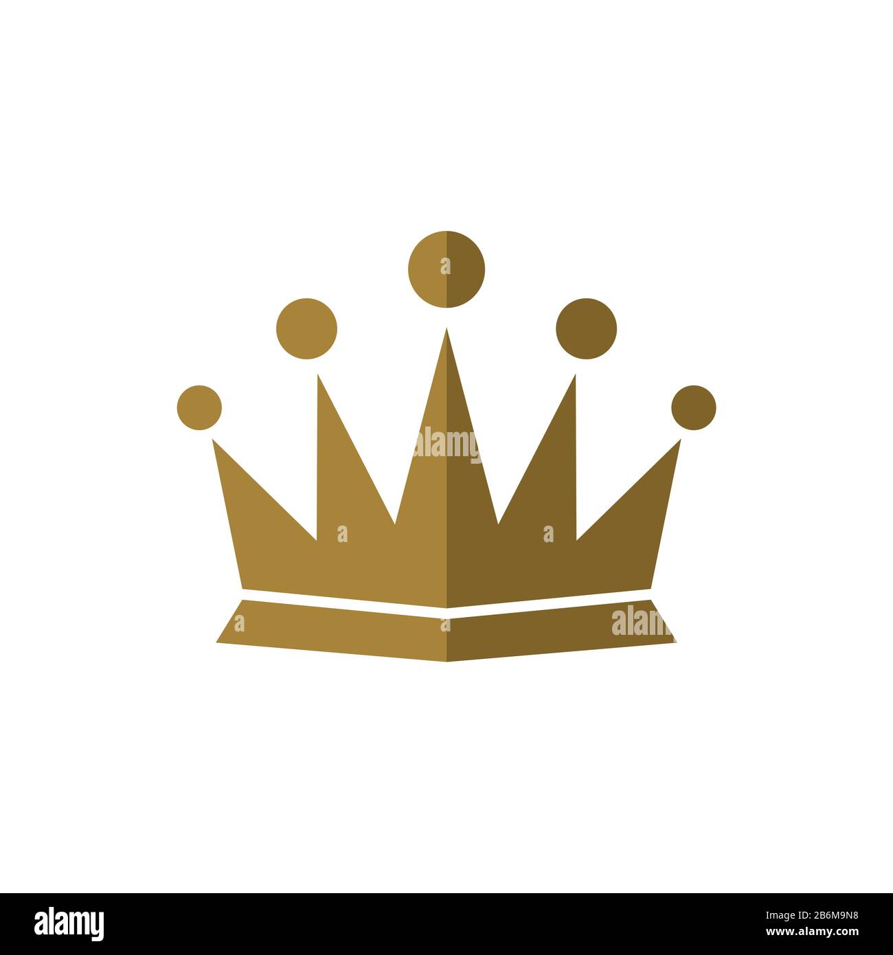 Simple Crown Logo Template Illustration Design. Vector EPS 10 Stock ...