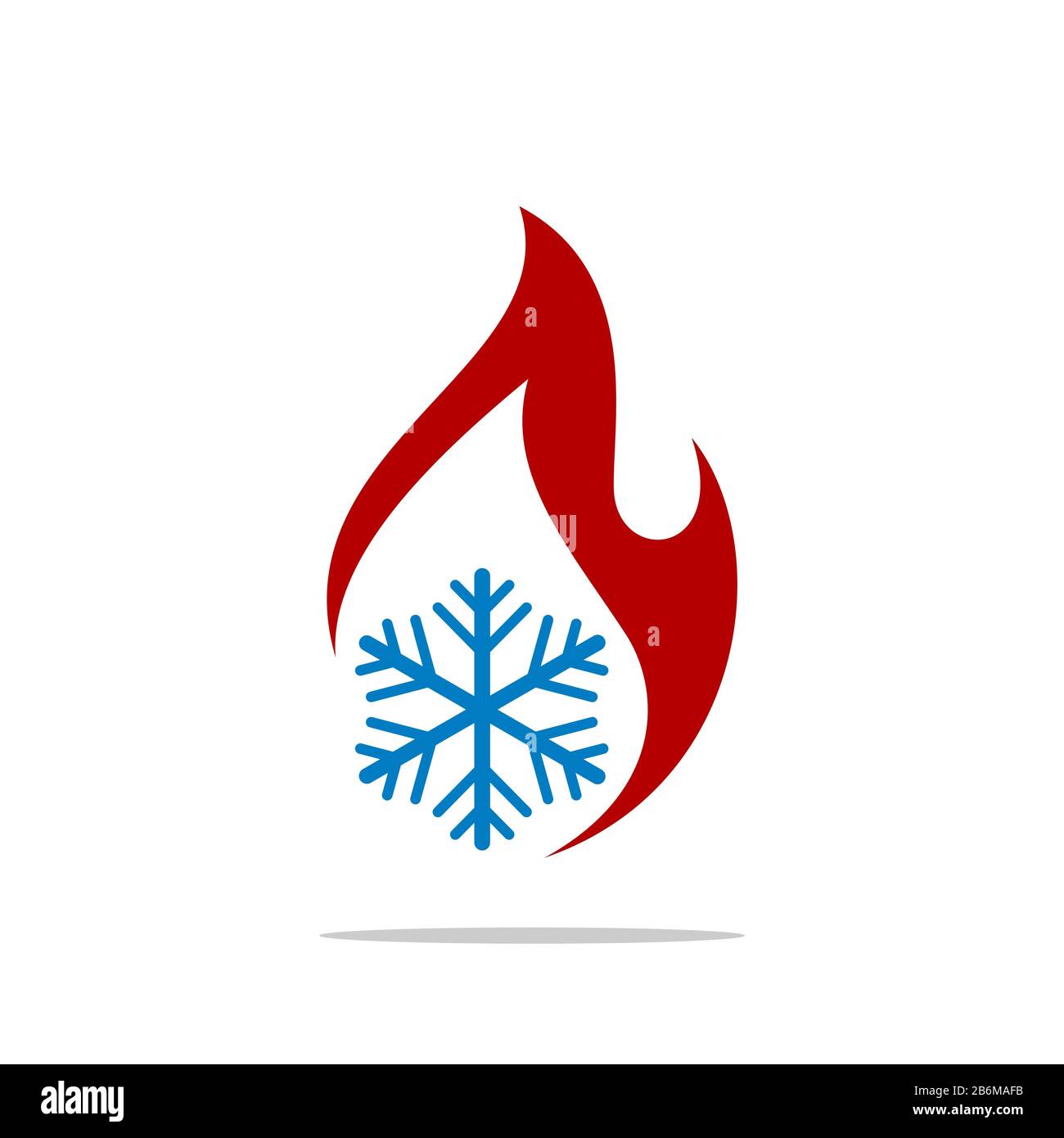 Hot and Cool vector Logo Template Illustration Design. Vector EPS 10 ...