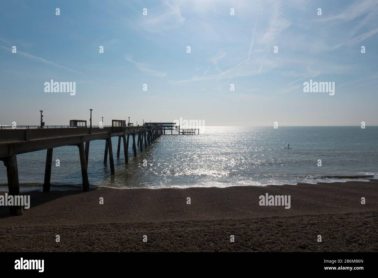 Deal Pier Kitchen, designed by Niall McClaughlin Associates, the timber ...