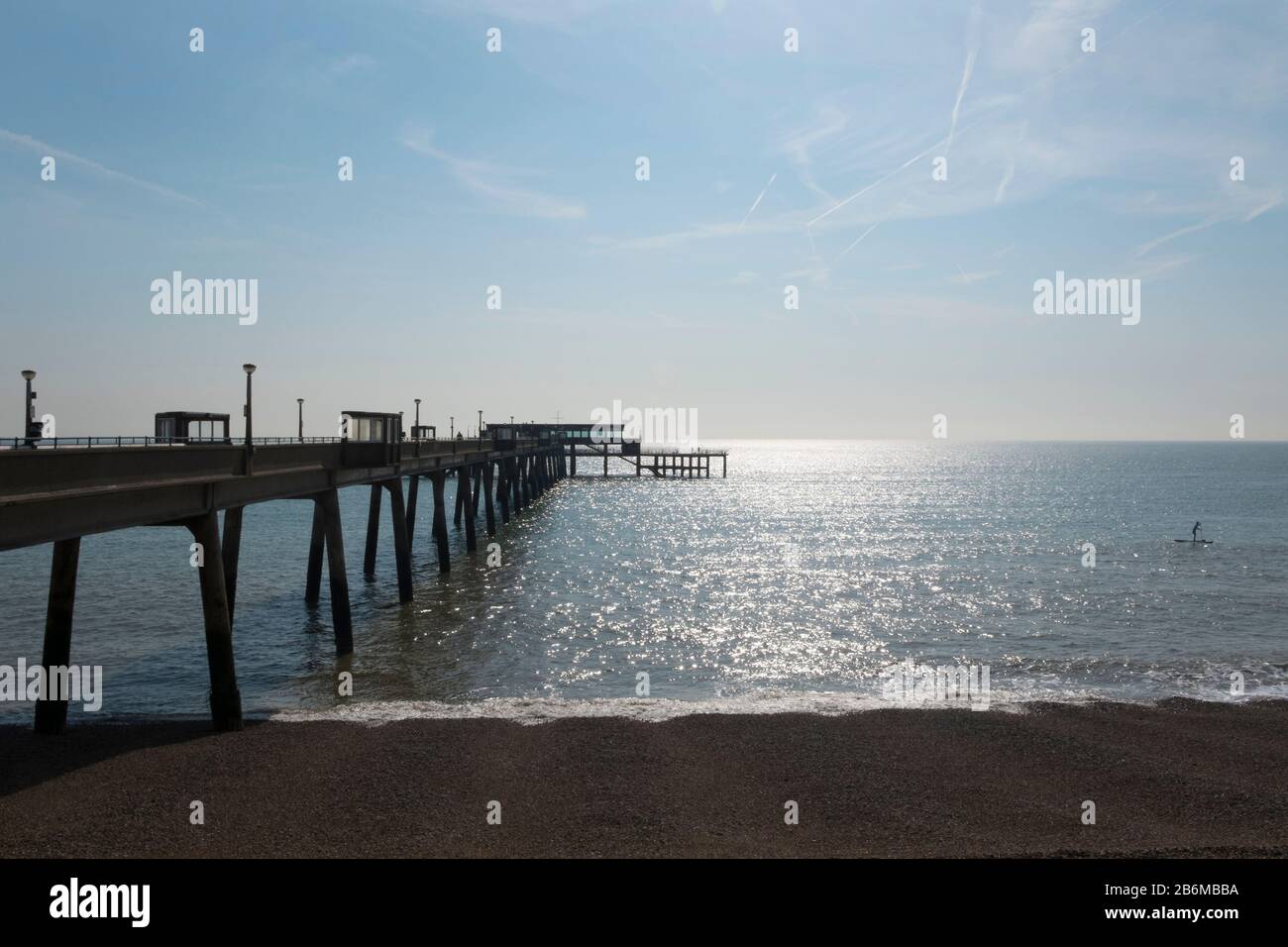 Deal Pier Kitchen, designed by Niall McClaughlin Associates, the timber ...