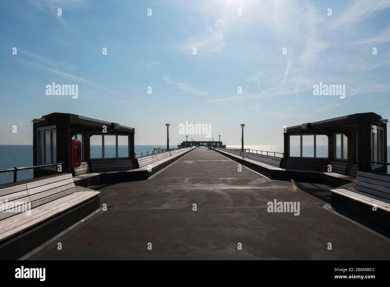 Deal Pier Kitchen, designed by Niall McClaughlin Associates, the timber ...