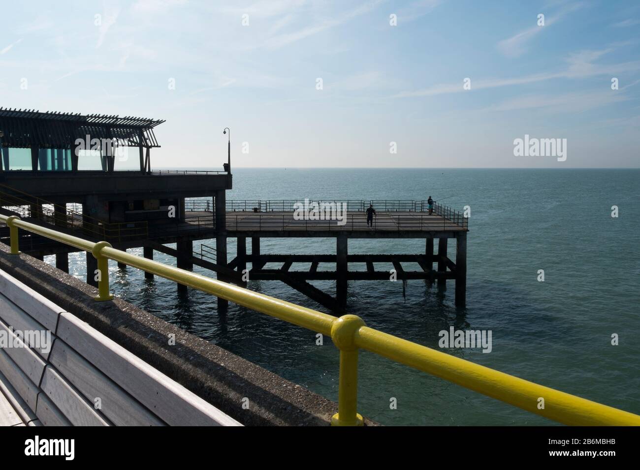 Deal Pier Kitchen, designed by Niall McClaughlin Associates, the timber ...