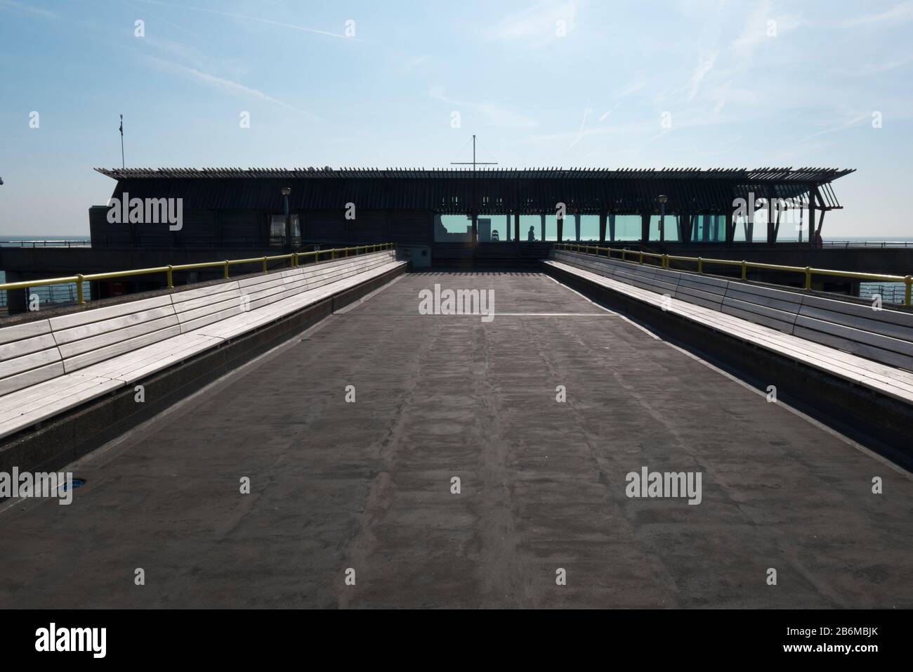 Deal Pier Kitchen, designed by Niall McClaughlin Associates, the timber ...