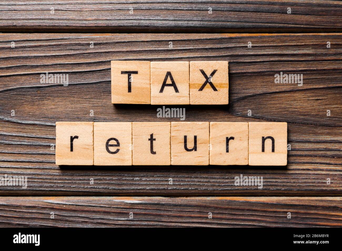 Tax Return Word High Resolution Stock Photography and Images - Alamy