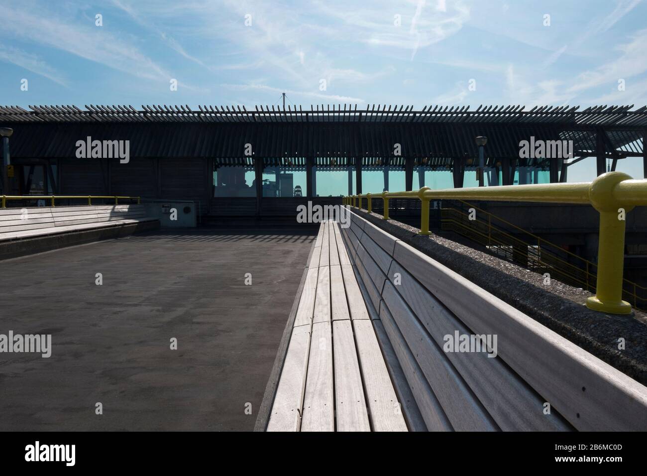 Deal Pier Kitchen, designed by Niall McClaughlin Associates, the timber ...