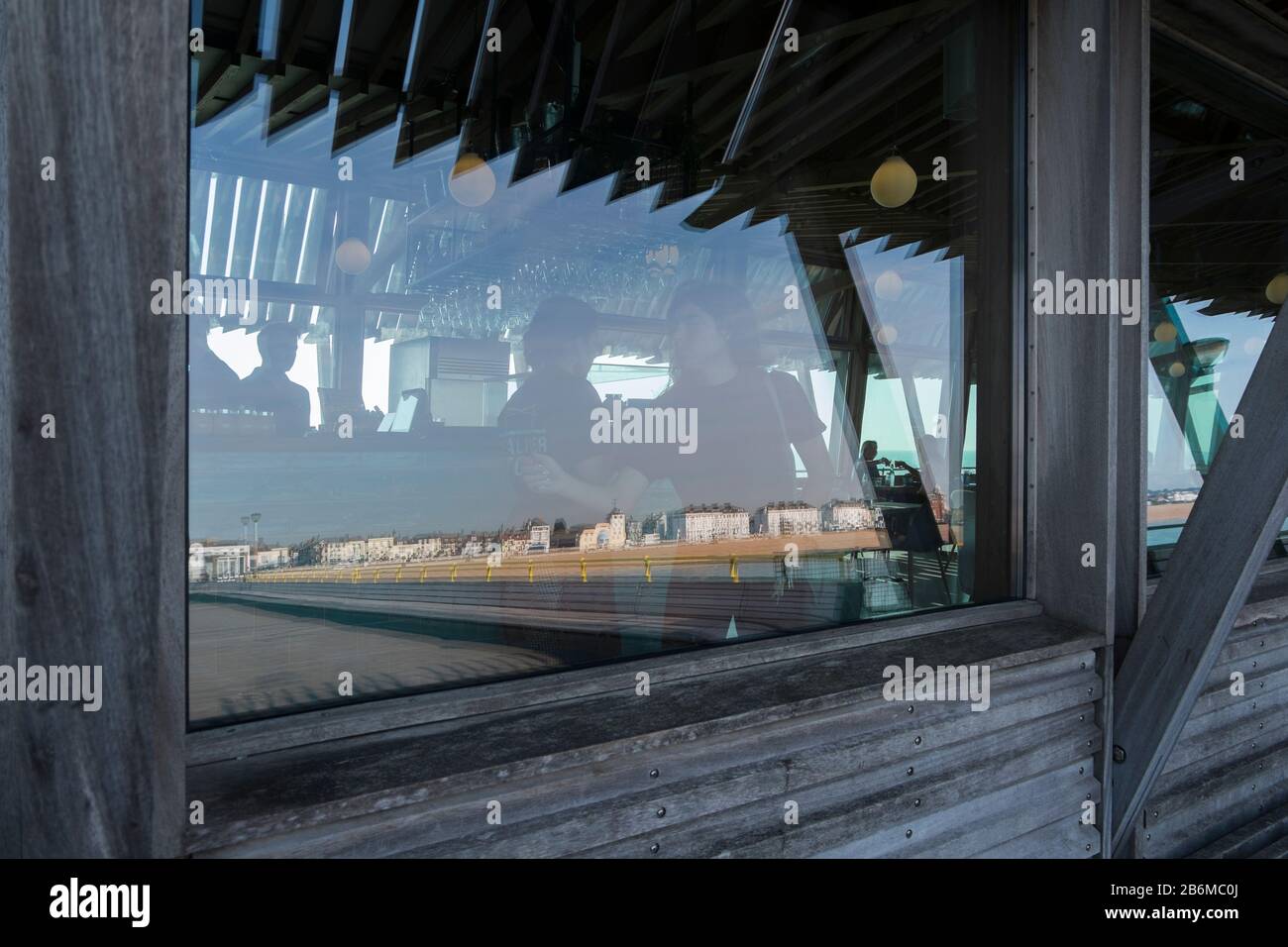 Deal Pier Kitchen, designed by Niall McClaughlin Associates, the timber ...