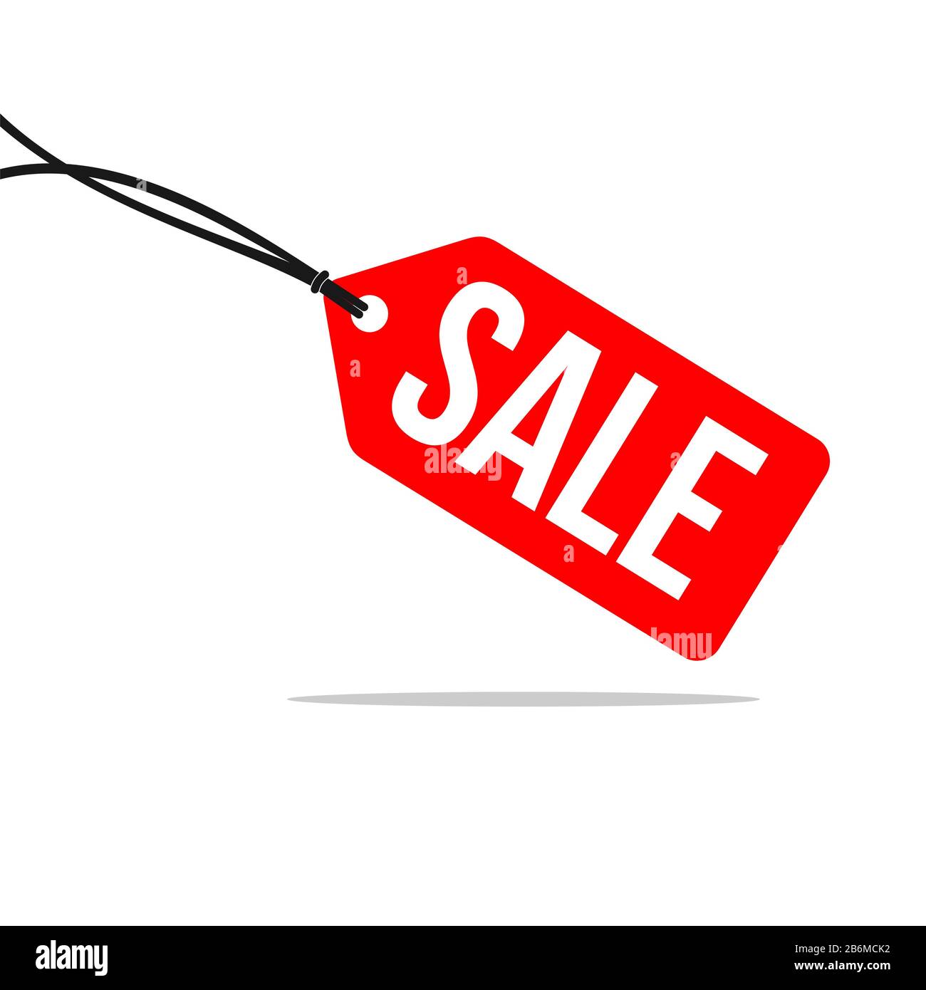 Sale Sign Hang Tag Illustration Design. Vector EPS 10 Stock Photo - Alamy