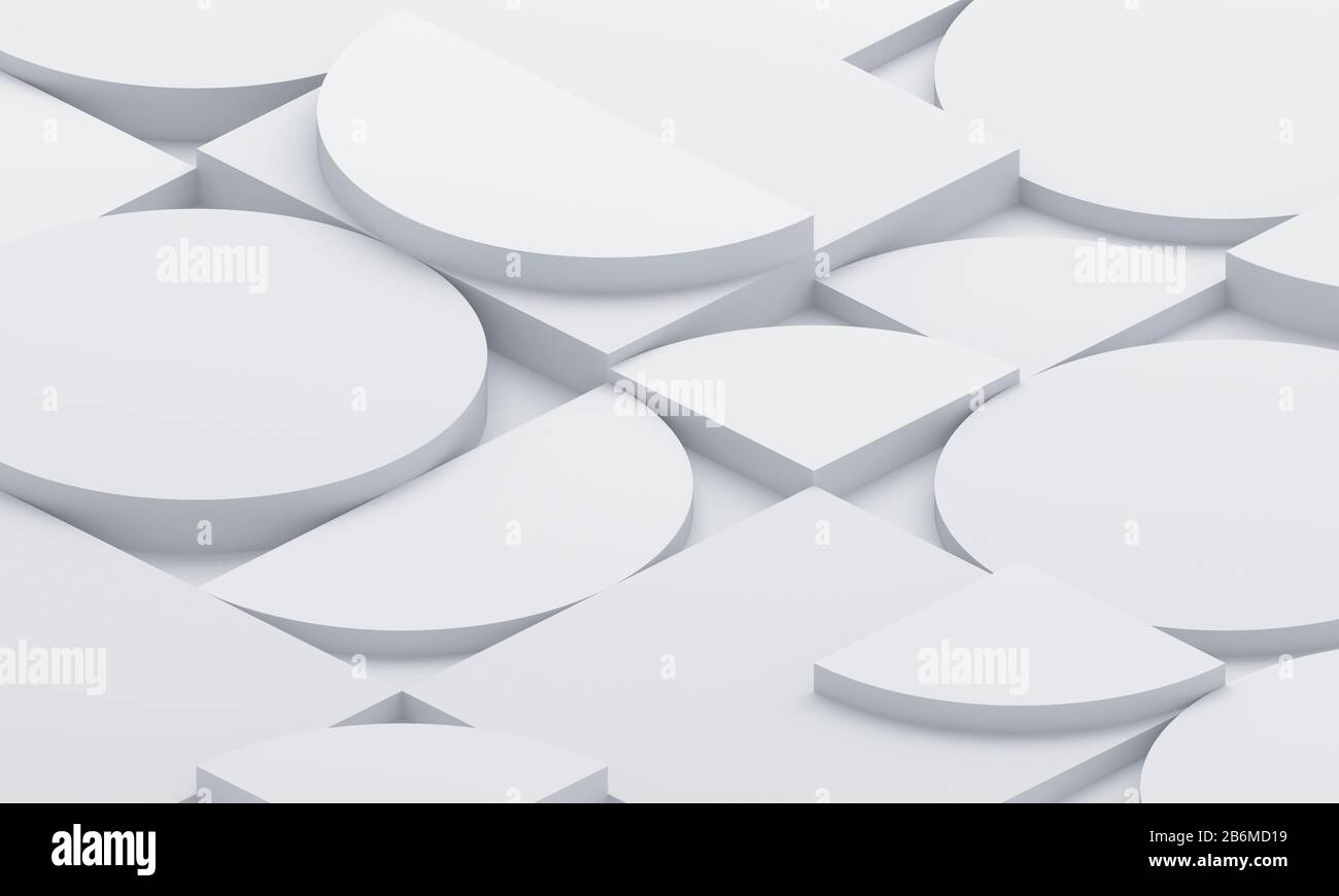 Abstract 3d render, modern background design with geometric shapes ...