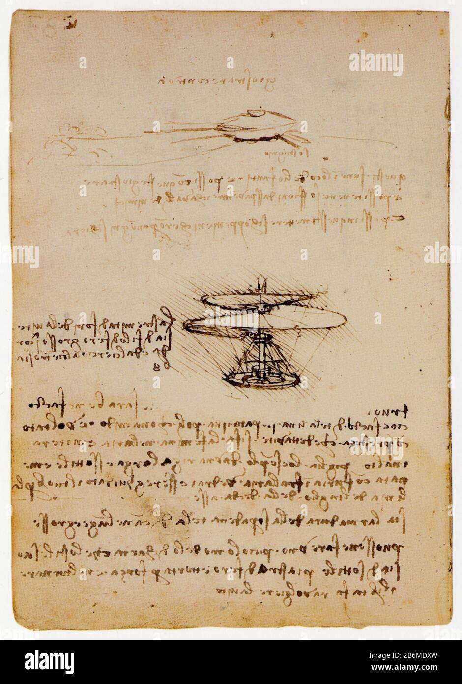 Flying machine, leonardo da vinci hi-res stock photography and images ...