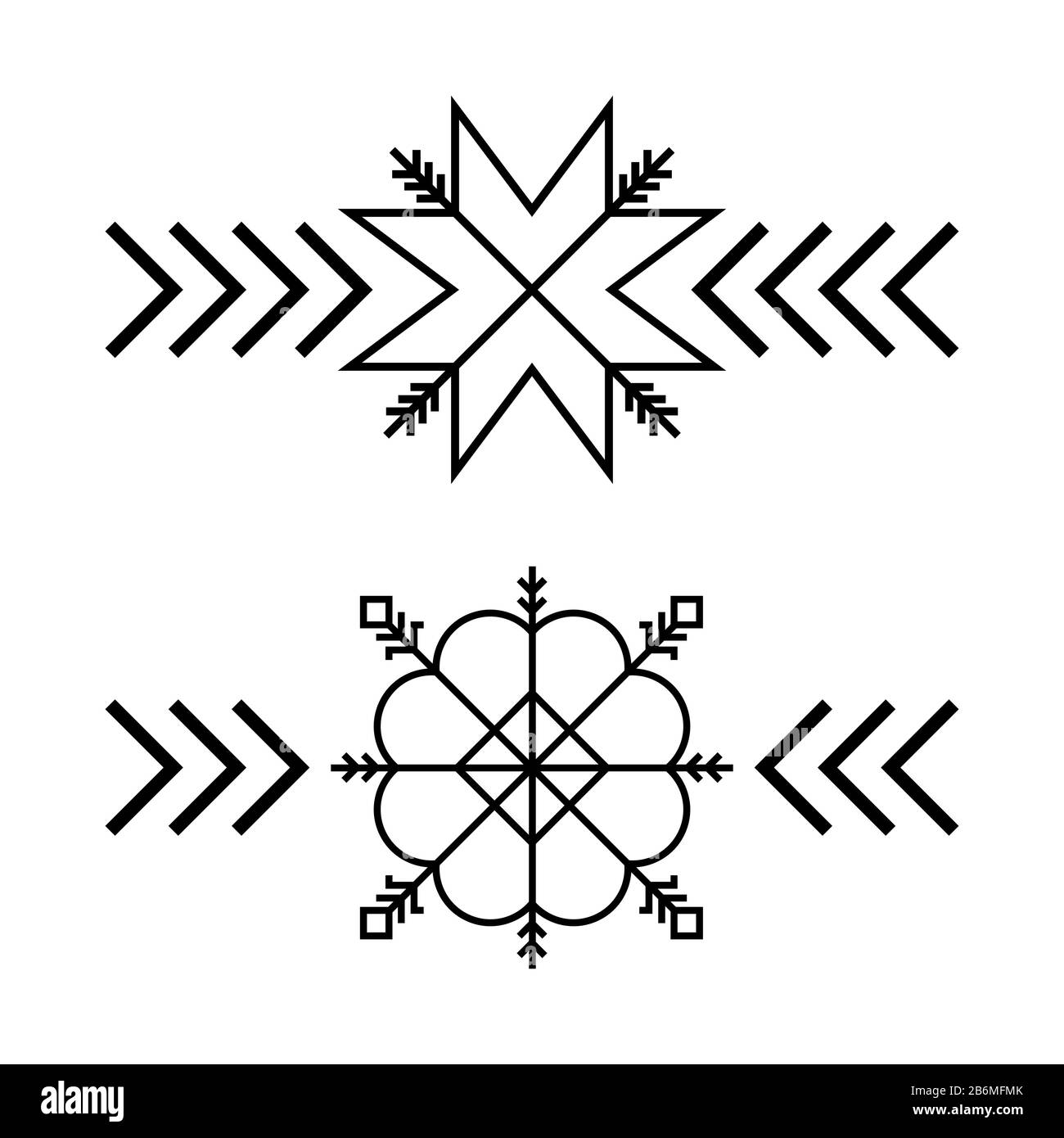 Folk Star Pattern