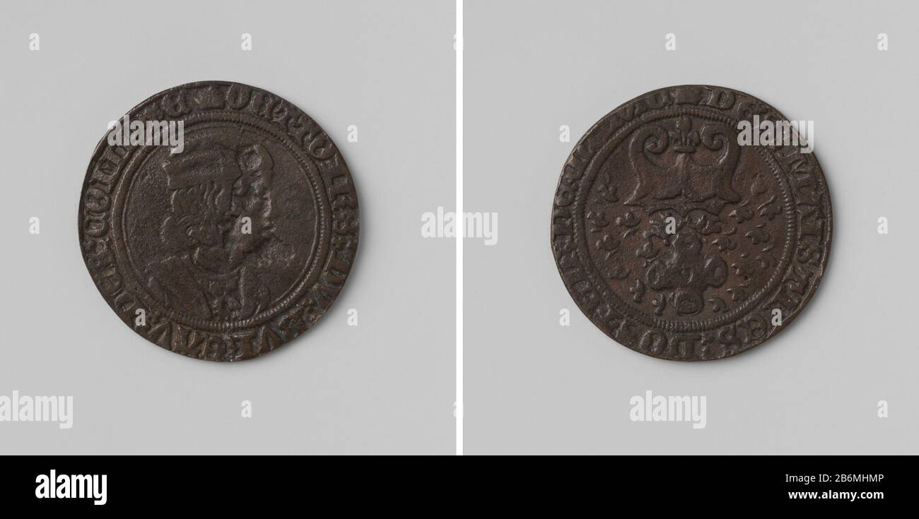 Filips de Schone, aartshertog van Oostenrijk, rekenpenning van de ...