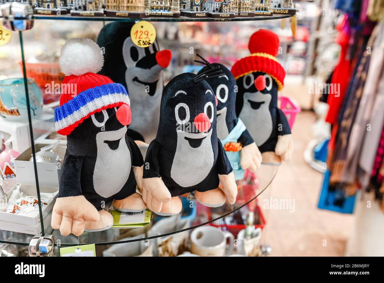 DECEMBER 2017, PRAGUE, CZECH REPUBLIC: The famous Czech cartoon ...