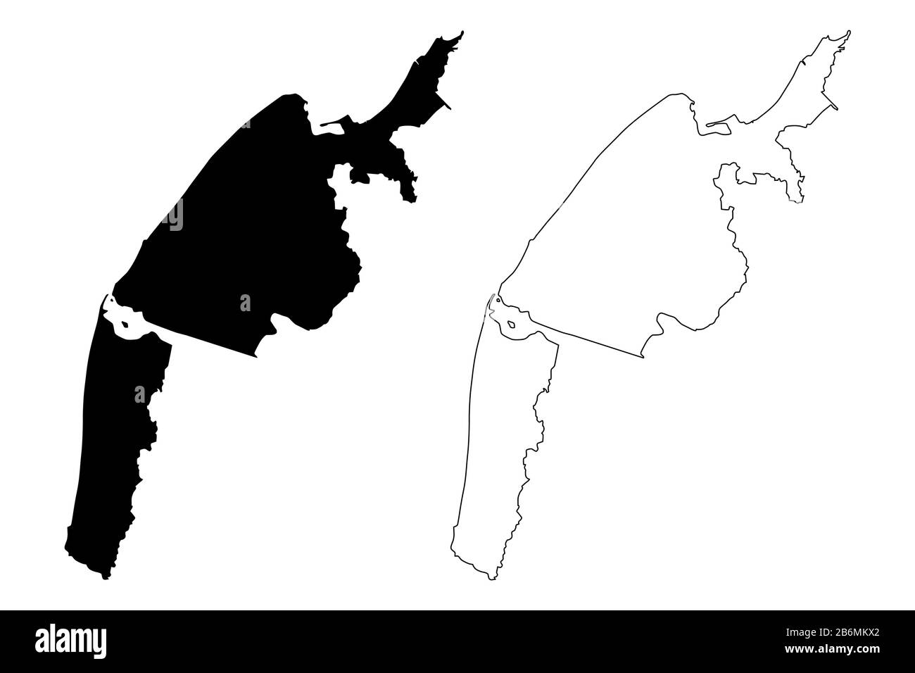 Batumi City (Republic of Georgia, Autonomous Republic of Adjara) map ...