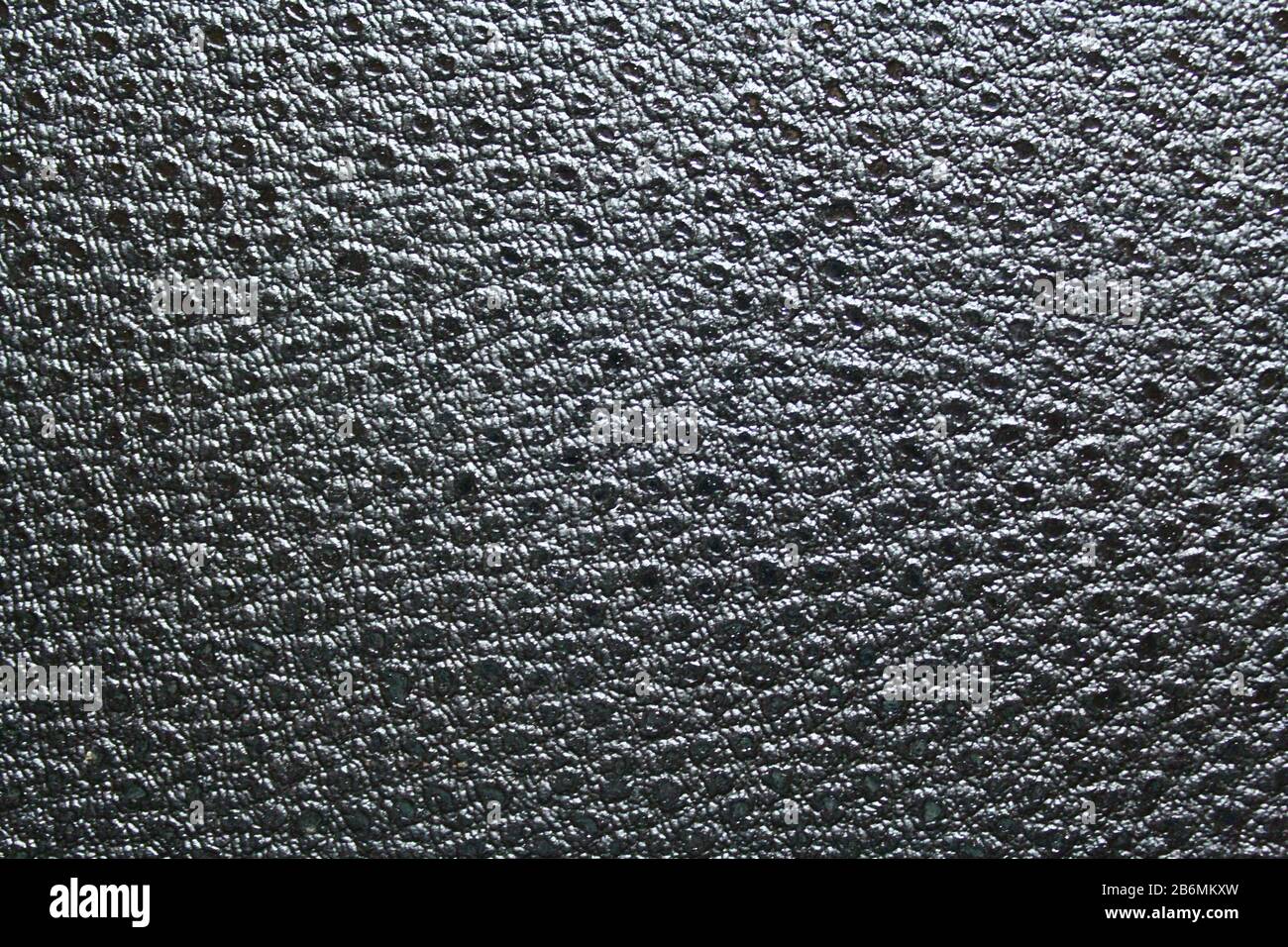 The picture shows a black leather structure Stock Photo - Alamy