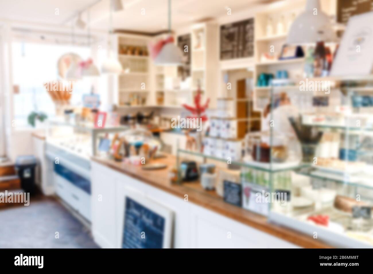 Busy cafe counter interior hi-res stock photography and images - Alamy