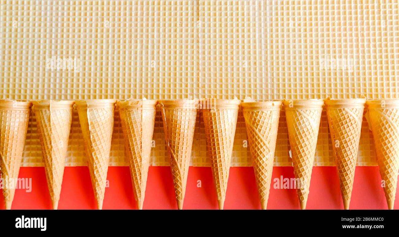 Ice cream cones Stock Photo - Alamy