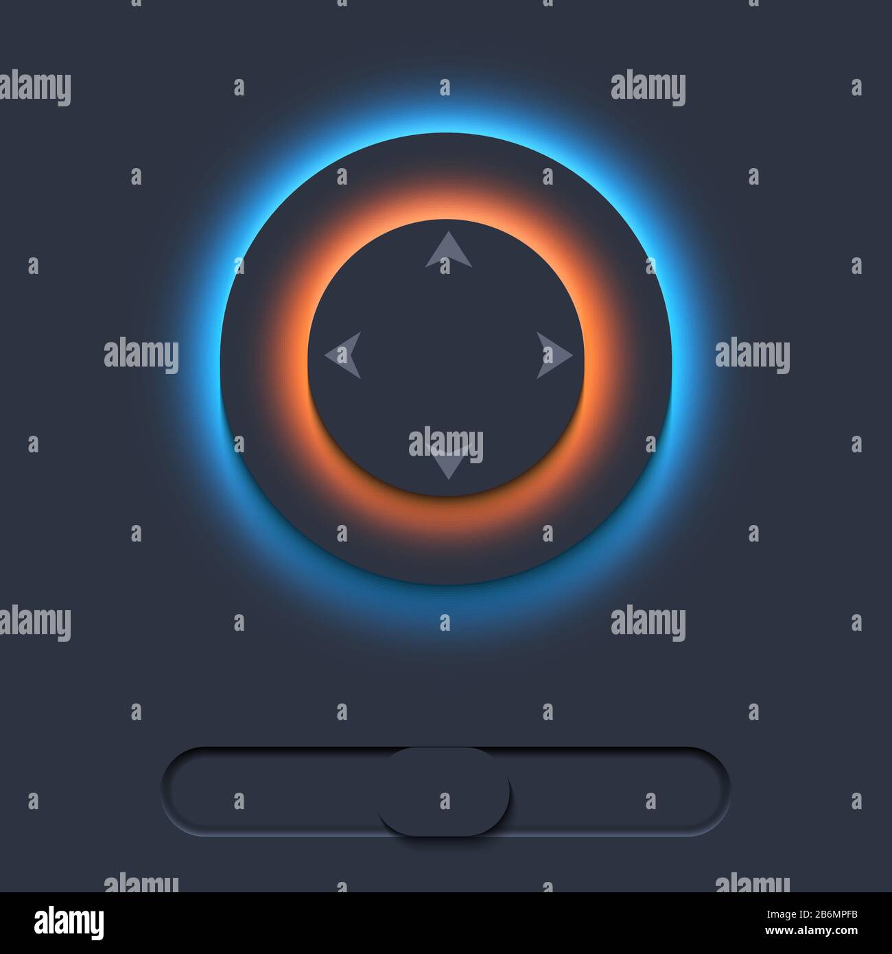 Neumorph UI kit Stock Vector Image & Art - Alamy