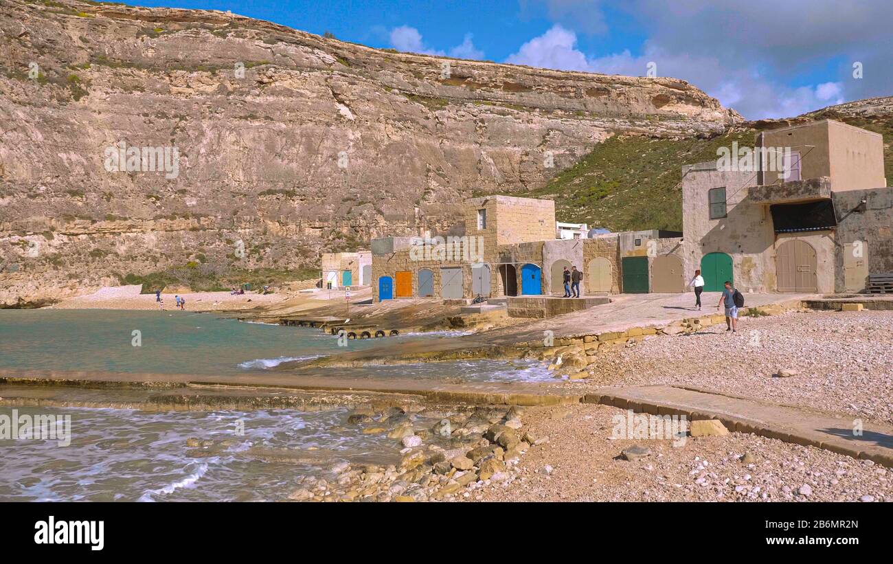 Beautiful Inland Sea on the Island of Gozo Stock Photo - Alamy