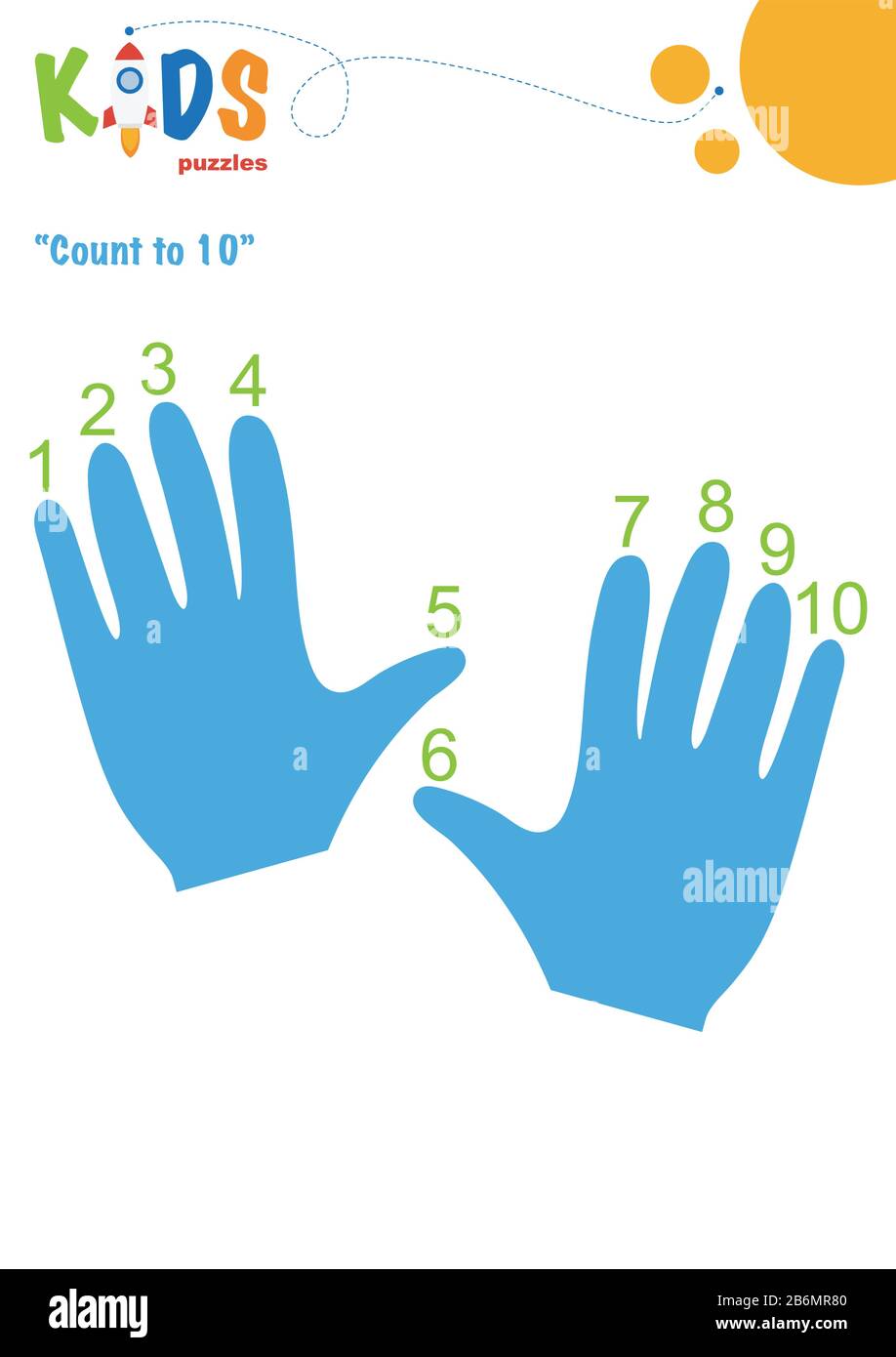 Learning numbers worksheet. Math worksheet. Easy colorful worksheet for ...